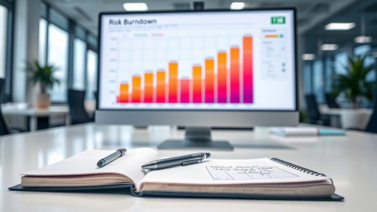 Risk Burndown Charts: Track Exposure - Leader Menu